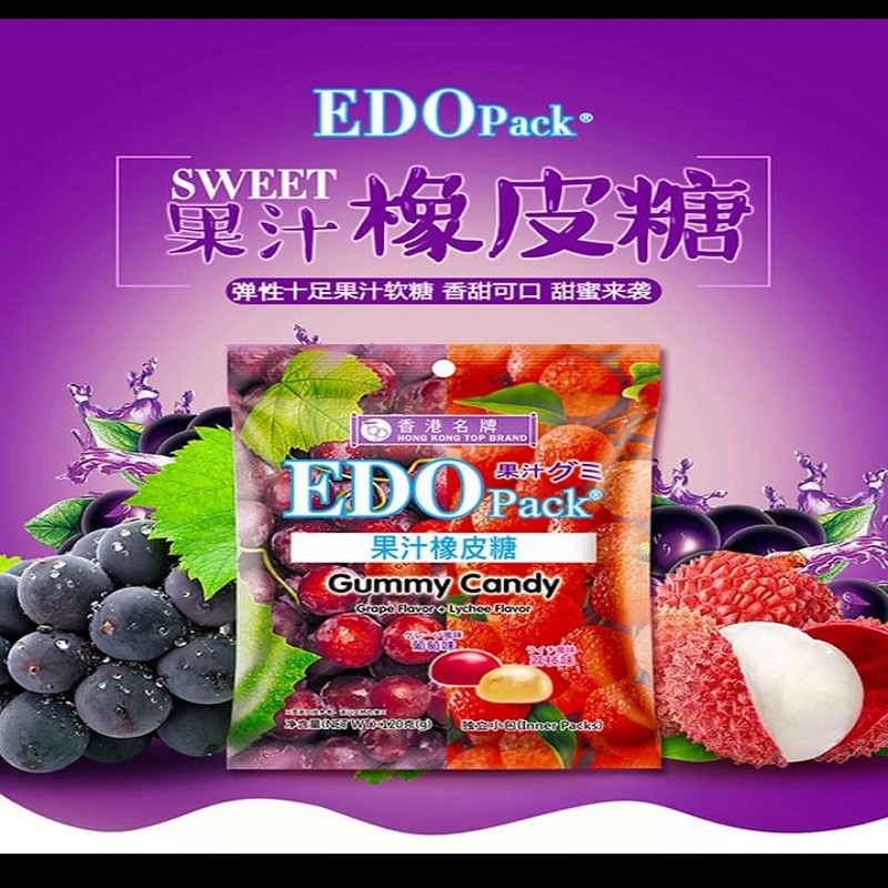 🔥Ready Stock🔥 EDO Gummy Assorted Candy Peach&Greenapple/Mango&Lemoncoke ...