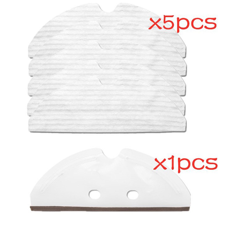 Disposable Mop Cloth + Bracket Spare Parts Kits for Xiaomi Roborock S5 ...