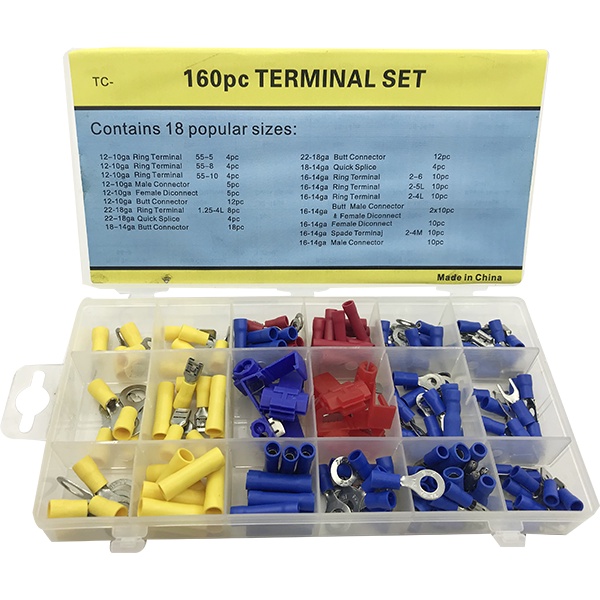 [SG STOCK] MULTI CABLE TERMINAL SET 160PCS Collection Terminals With ...