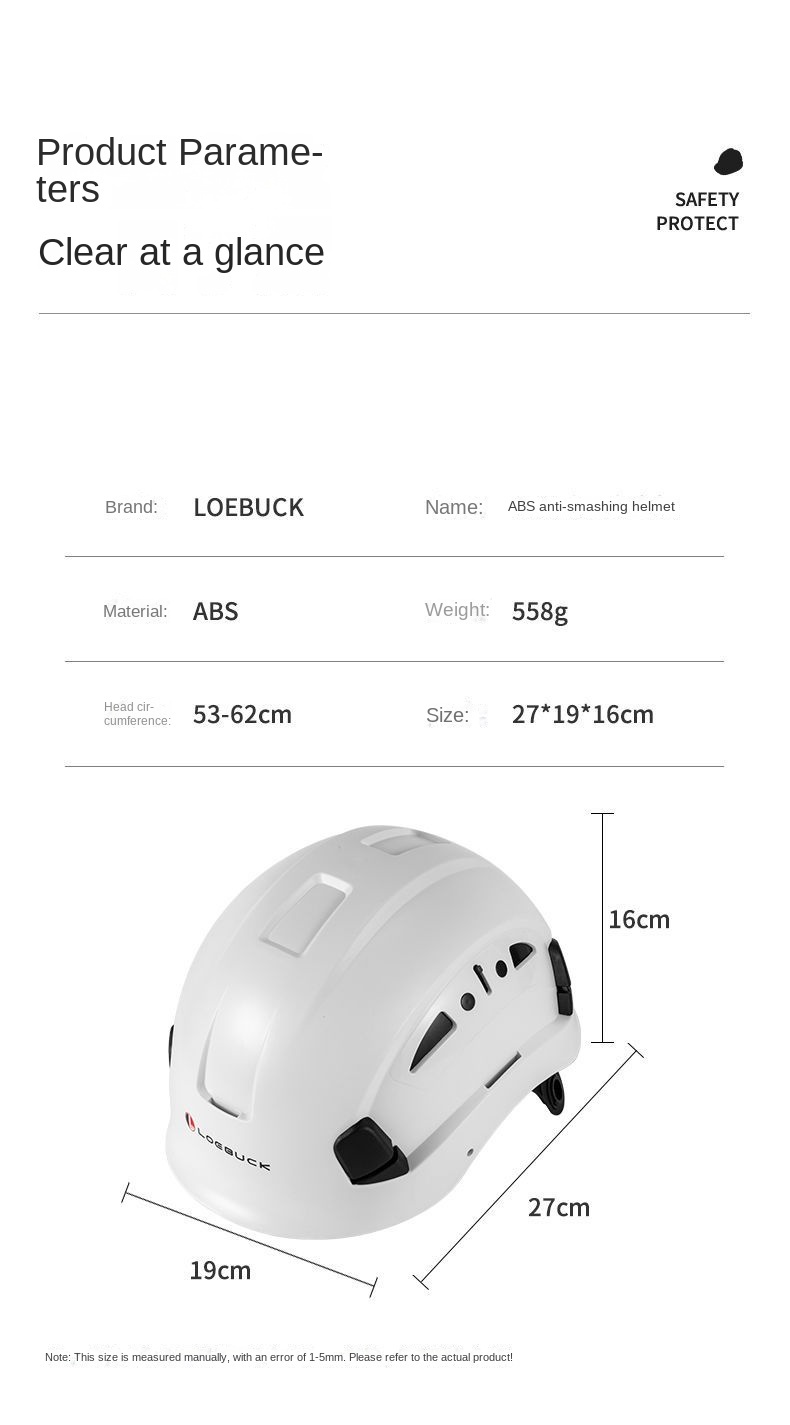 LOEBUCK ready stock Safety helmet topi keledar PPE Scaffolder Welder ...