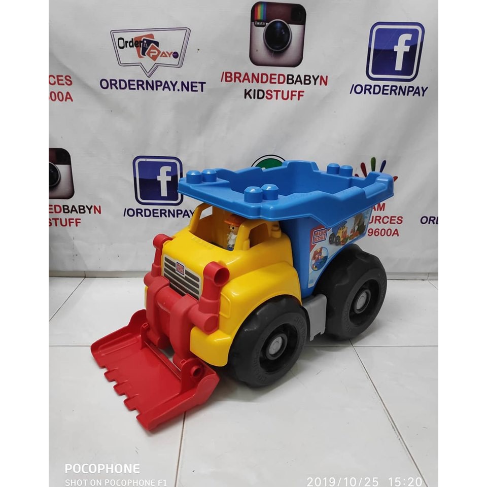 Preloved Mega Bloks Fill'n Dump Truck (Truck only without bloks ...