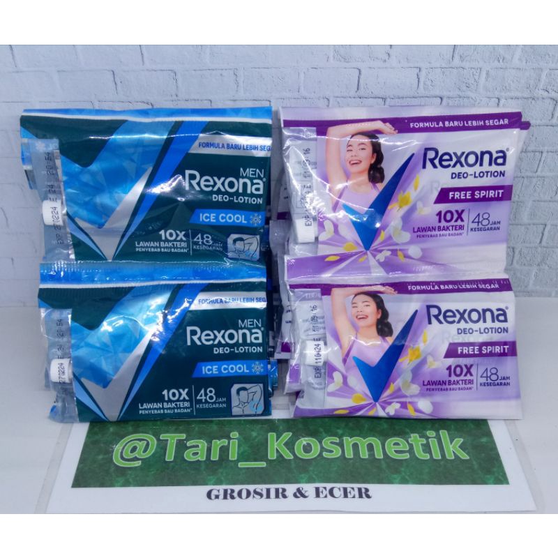 Rexona Deo Lotion 9gr(Sachet) / Rexona Deodorant Sachet / Free Spirit ...