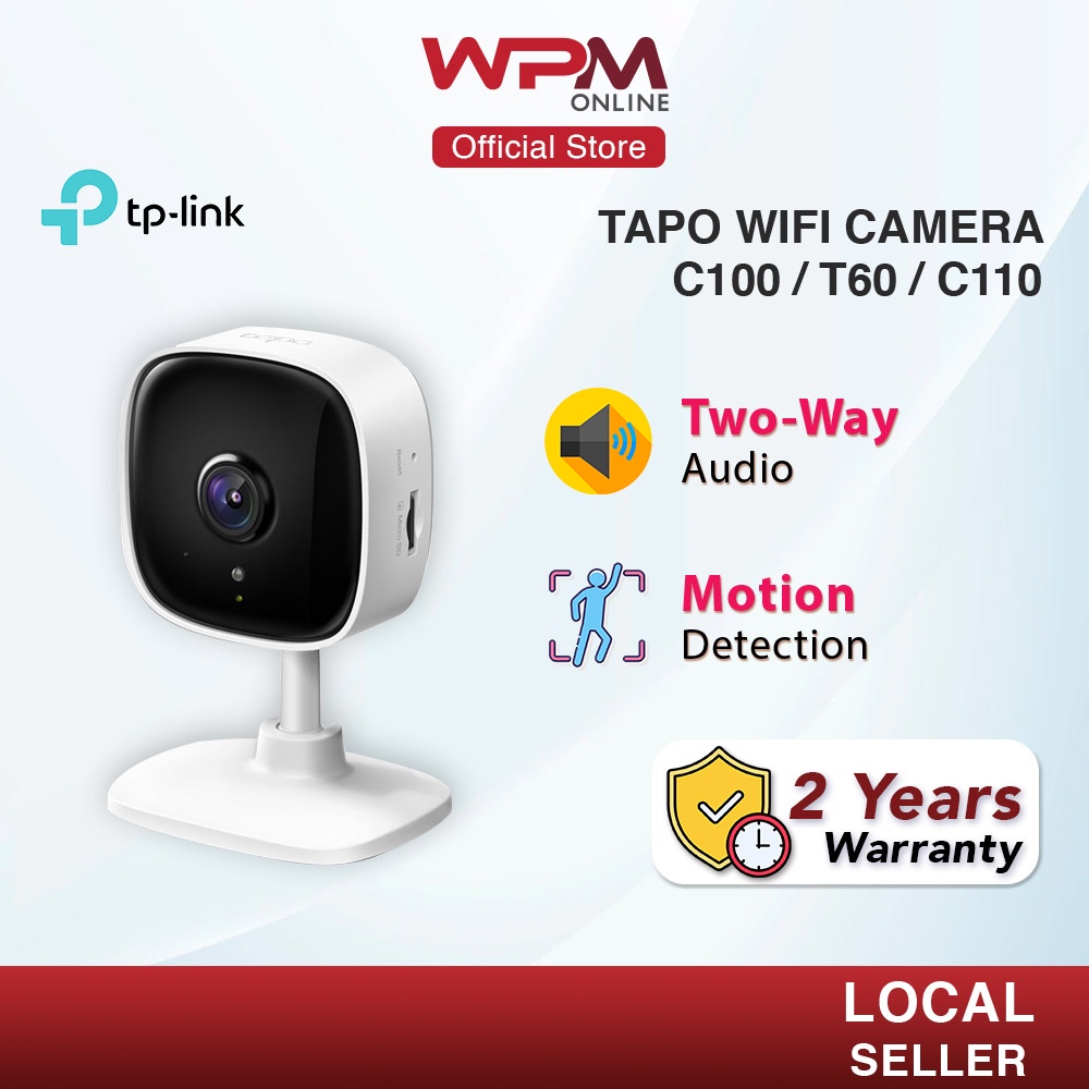 TP-Link Tapo C100 T60 C110 2K PTZ CCTV/1080P HD WIFI Wireless Home ...
