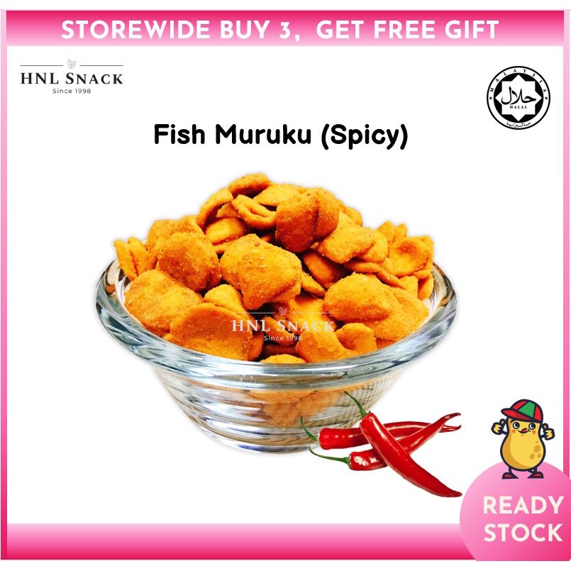 H&l Spicy Fish Muruku/Spicy Fish Muruku [500g/1kg] | Shopee Singapore