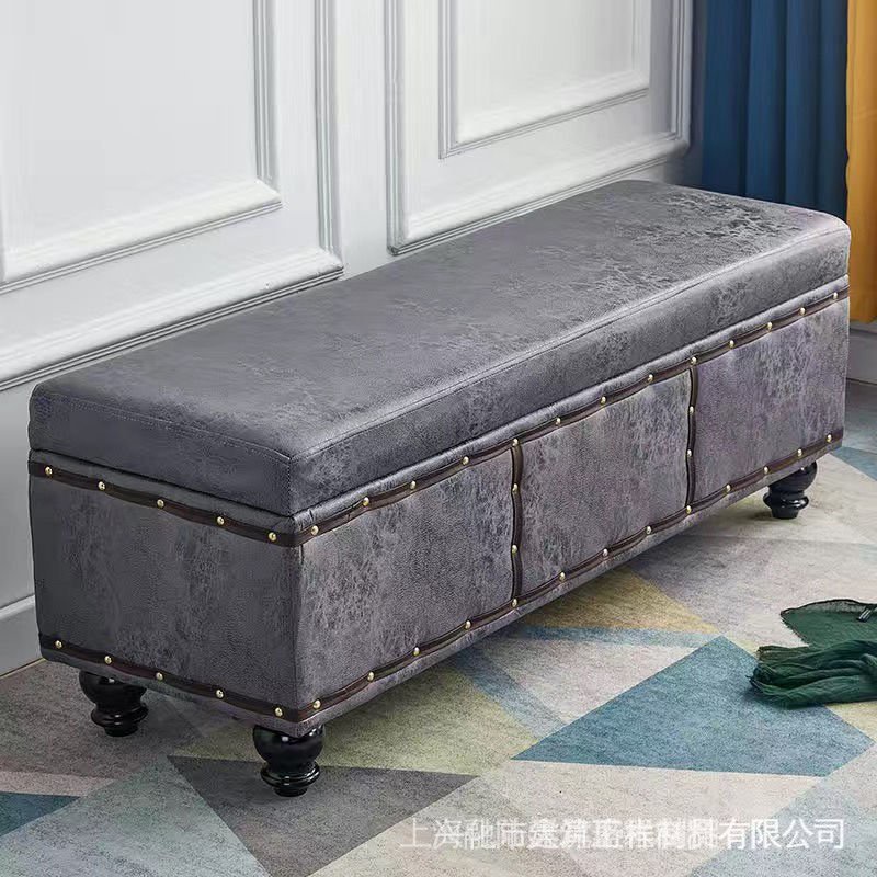 Ottoman storage box organizer bench cabinet shoe changing chair sofa ...