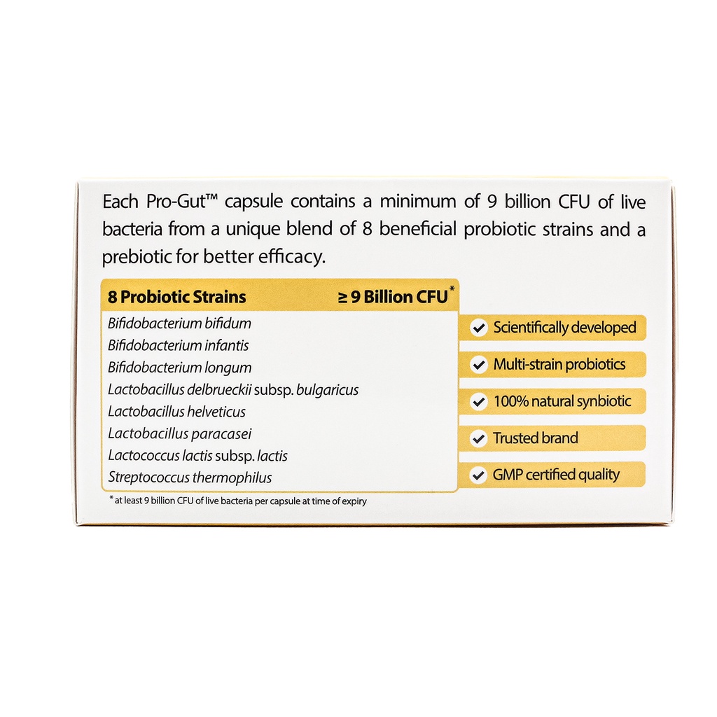 Progut Probiotics Supplement (100 Capsules) | Shopee Singapore