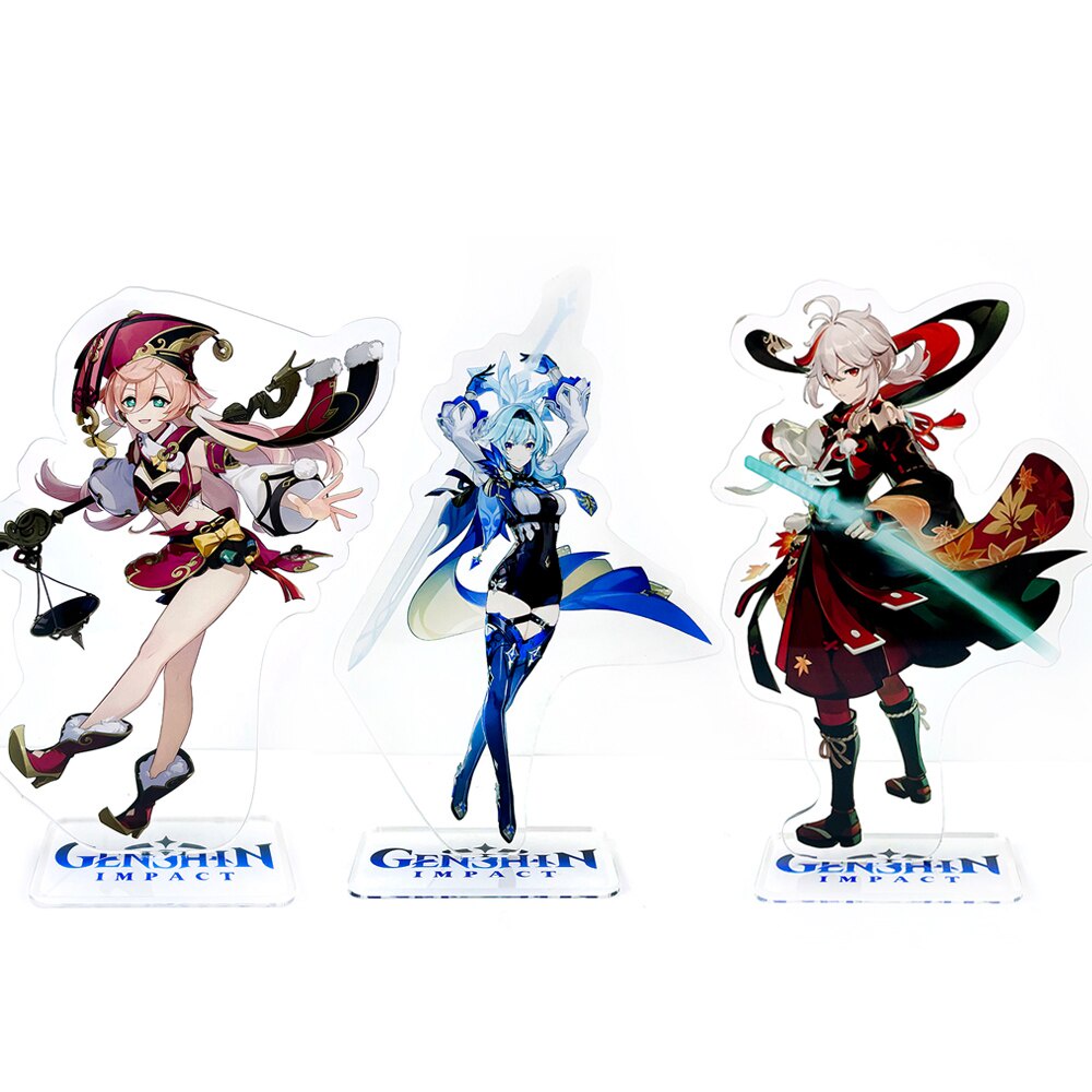Genshin Impact characters YanFei Yan Fei Eula Kaedehara Kazuha acrylic ...