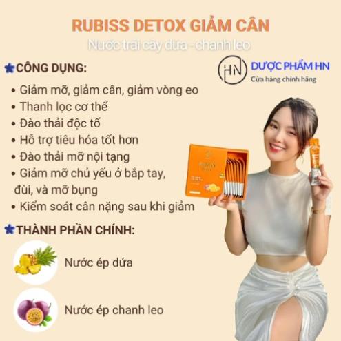 Weight Loss Rubiss detox Passion Fruit Pineapple Juice, Fat Loss, 2 ...