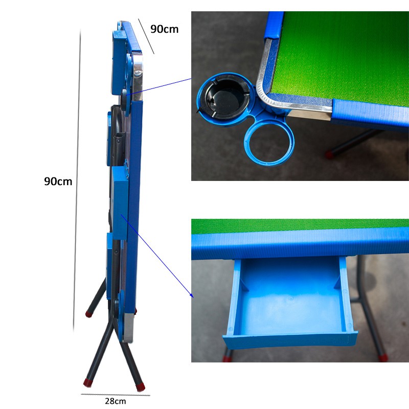 (JIJI SG) FOLDABLE MAHJONG TABLE (FREE ASSEMBLY) - TRADITIONAL MAHJONG ...