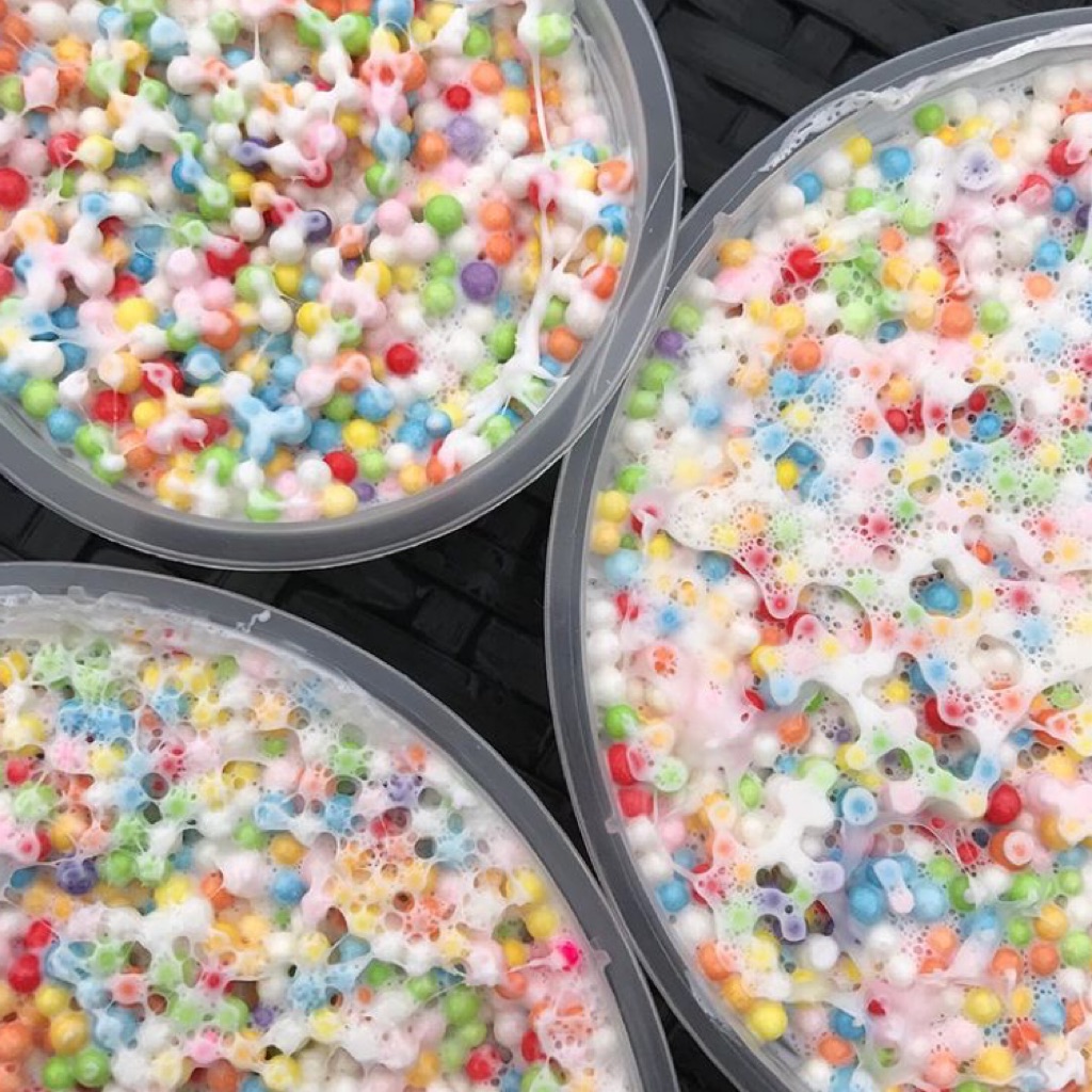 BIRTHDAY CAKE FLOAM SLIME CEREAL TRIX | Shopee Singapore