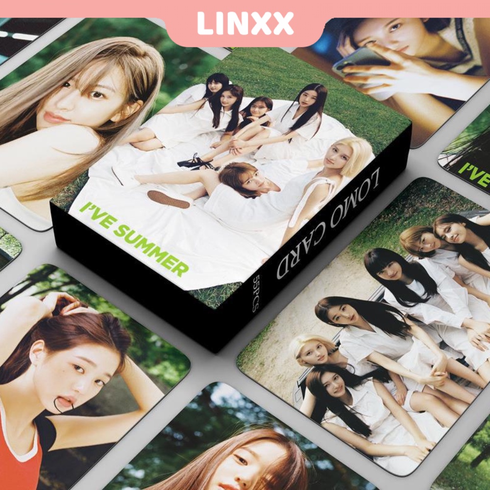 LINXX 55 Pcs IVE SUMMER Album Lomo Card Kpop Photocards Postcards ...