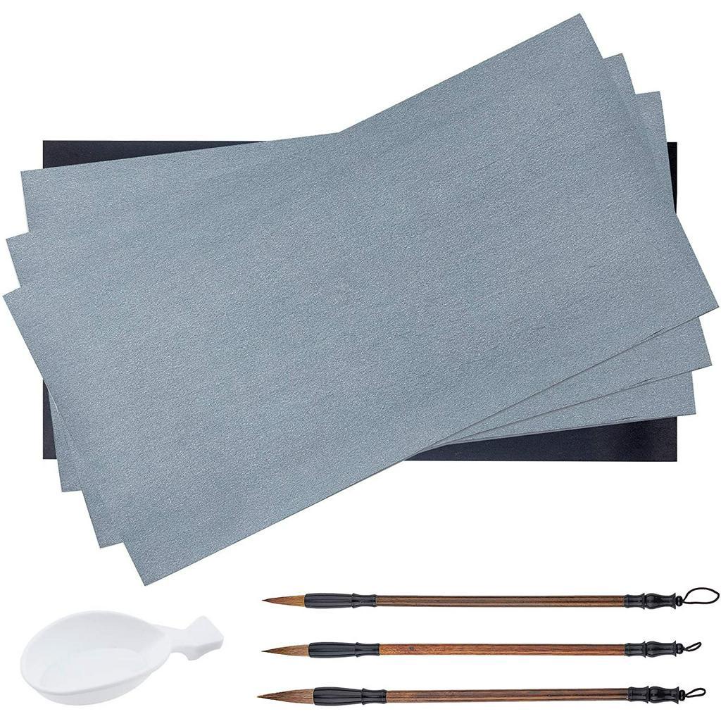 Chinese Calligraphy Water Writing Magic Paper Set Sienna Chinese ...