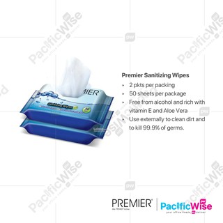 Sanitizing Wipes/Premier/Tisu Sanitasi/Tisu basah/Wet Tissue/Tissue ...