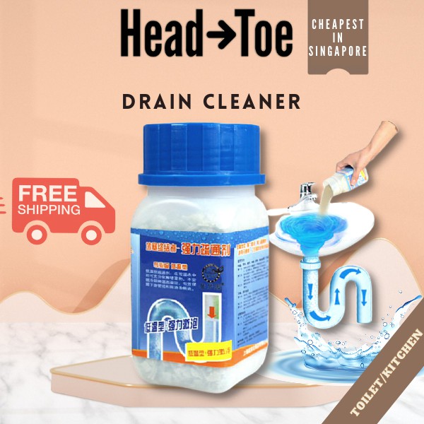【SG】𝐏𝐎𝐖𝐄𝐑𝐅𝐔𝐋 Drain Clog Remover Toilet Pipe Cleaner Kitchen Sink Stuck ...