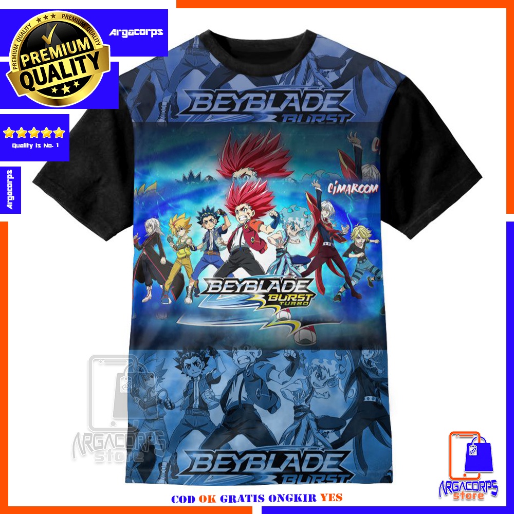 3D Children's T-shirts Premium Children's Clothes - Beyblade Burst ...