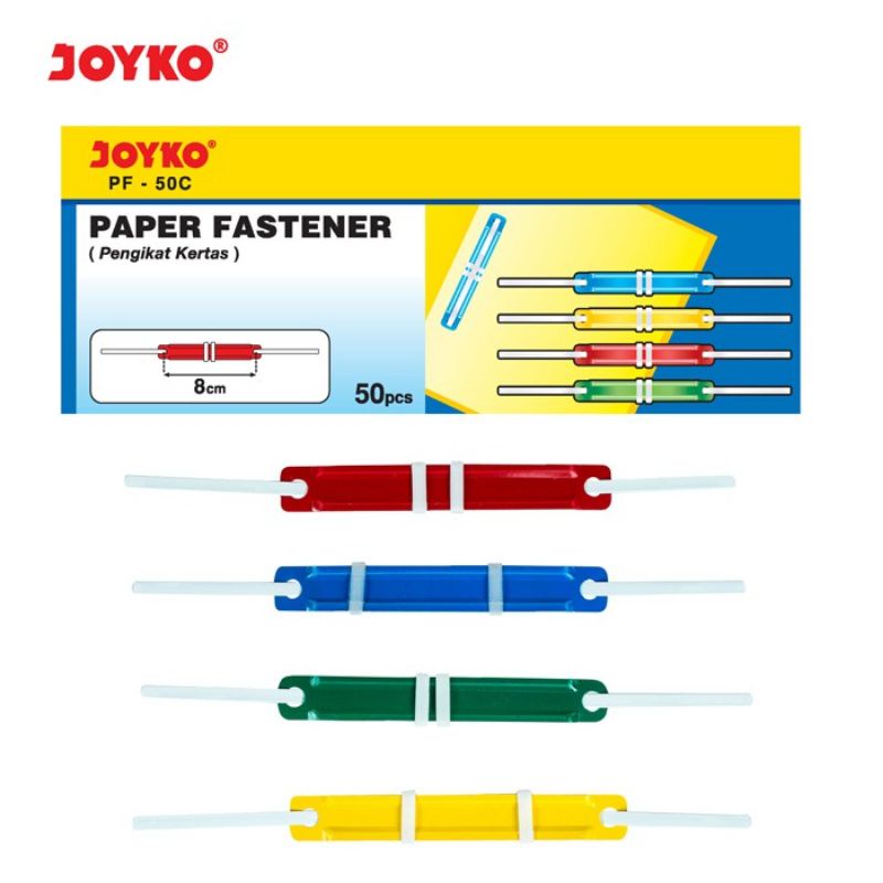 Paper Fastener/Acco Joyko Color (1ktk/50pcs) | Shopee Singapore