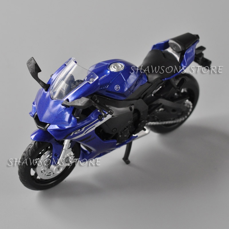 1:18 Scale Diecast Motorcycle Model Toys Yamaha YZF-R1 Sports Bike ...