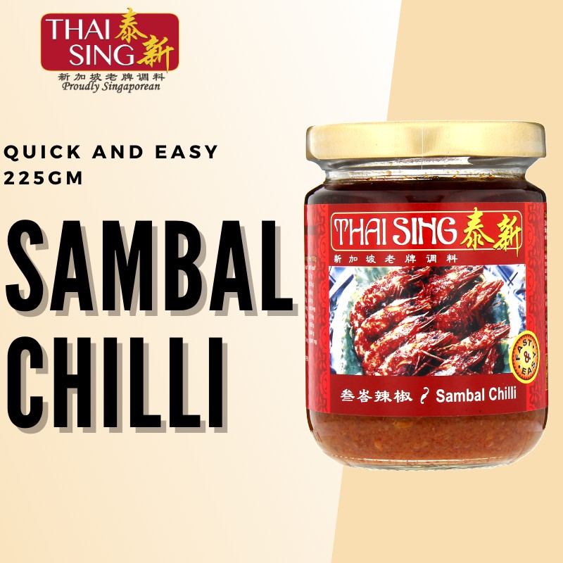 [Bundle of 2]★Sambal Chilli 225g★[Thai Sing Foodstuffs] | Shopee Singapore