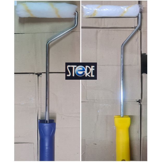 4 Inch Paint Roller Set - With 18/24 Inch Handle | Shopee Singapore
