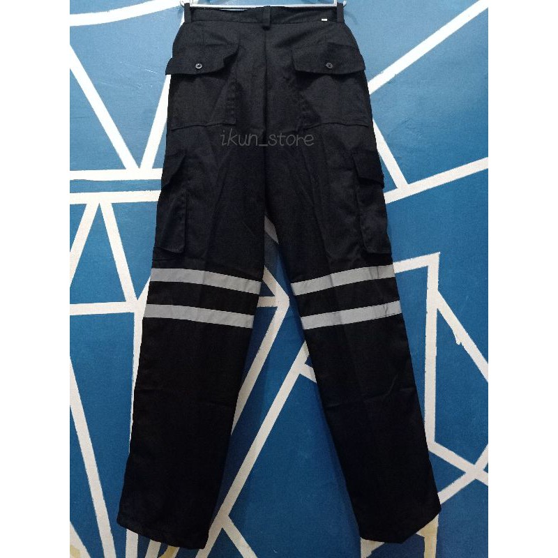 HITAM Work Pants WEARPACK SAFETY Line Project Field Workshop outdoor ...