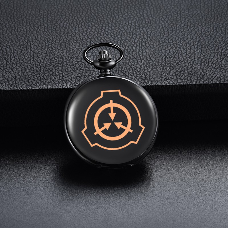 Anime pocket watch scp Foundation peripheral clock two-dimensional flip ...