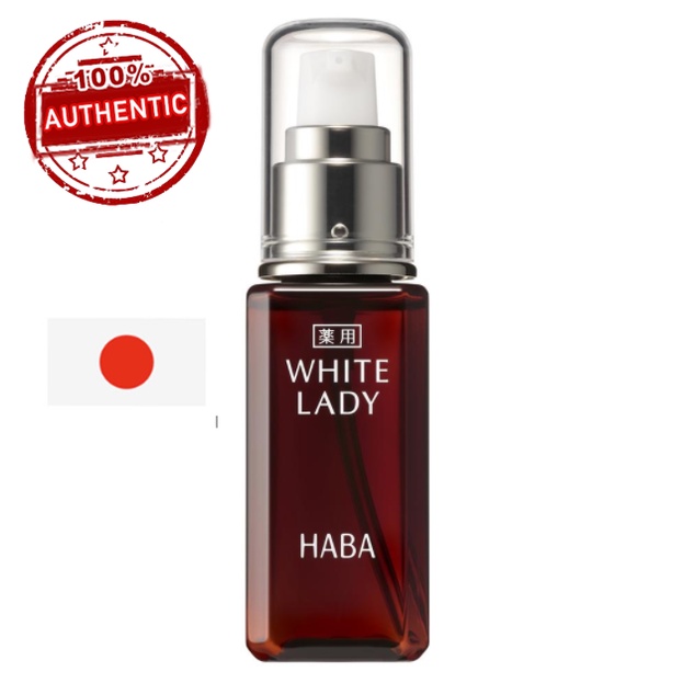 100% original HABA Mutenka WHITE LADY 8ml/ 30mL/60mL for Whitening made in japan original ship ...