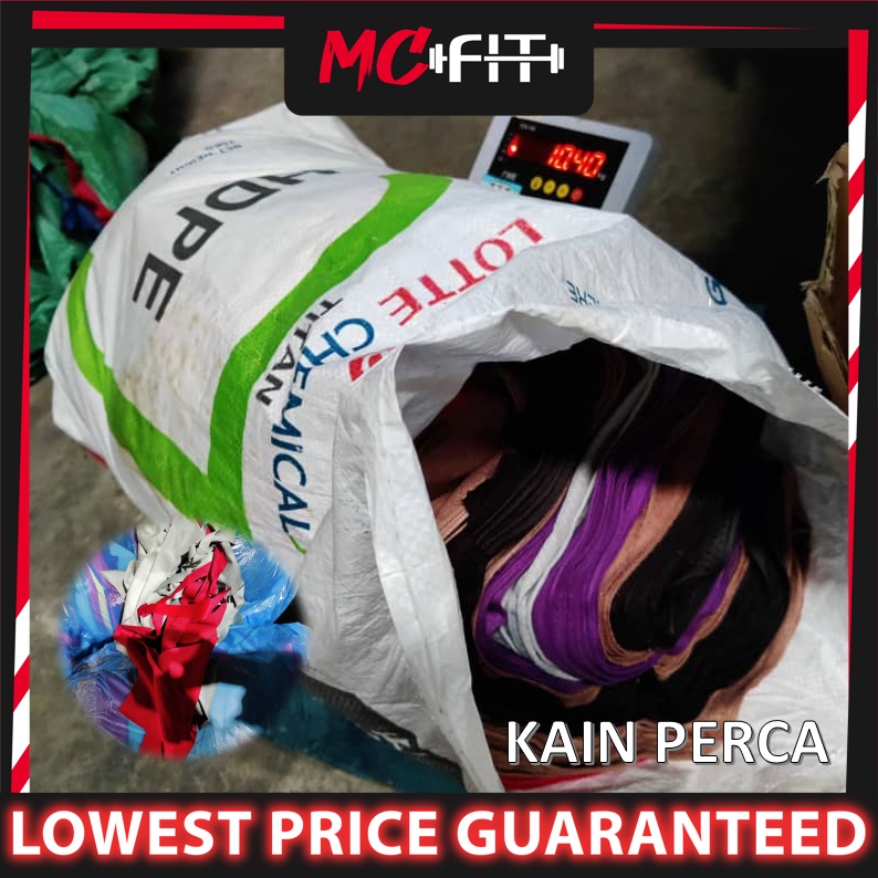 MCFIT [1 Guni /10 Kg] Shredded Fabric for Filling Kain Perca Kain Buruk ...