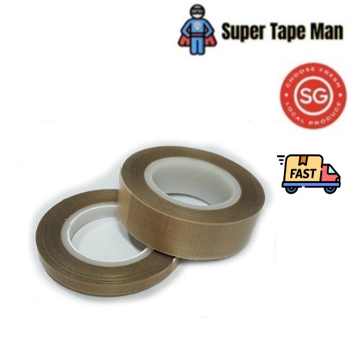 Teflon PTFE Tape x 10m [Impulse vacuum sealer, heat resistant flame ...