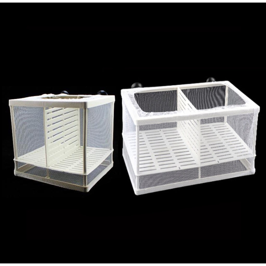 Aquarium Fish Breeder Box Fish Incubator Mesh Box Aquarium Breeding ...