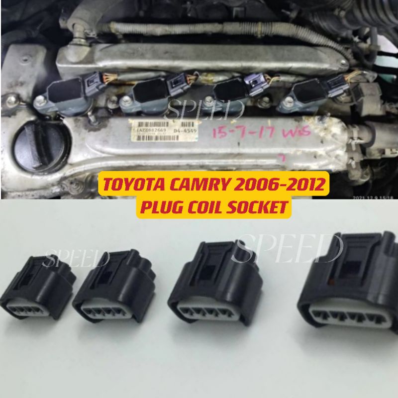 TOYOTA CAMRY ACV40 ACV41 PLUG COIL SOCKET CONNECTOR | Shopee Singapore