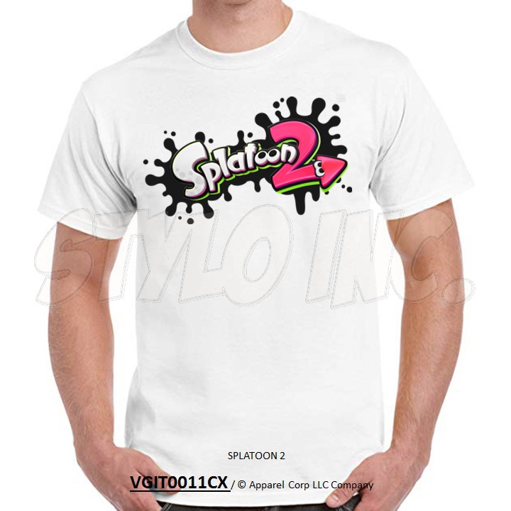 VGIT0011CX SPLATOON 2 100% Cotton Graphic T-Shirt, Video Game Tee ...