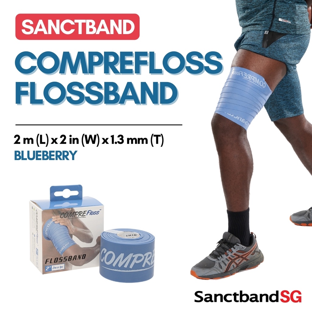 Sanctband COMPREFloss Flossband 2 inch x 2m Myofascial Release ...