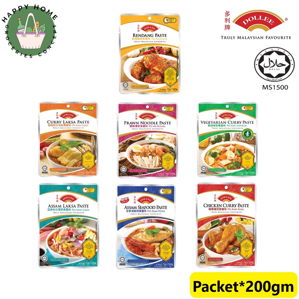 Dollee Paste Chicken Curry/Vegetarian Curry/Assam Laksa/Assam Seafood ...