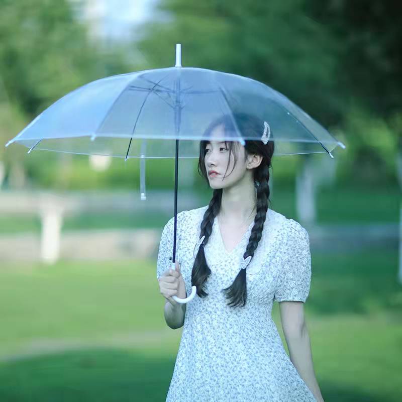 (NF-8) Transparent UMBRELLA Korean Japan Clear UMBRELLA Transparent ...