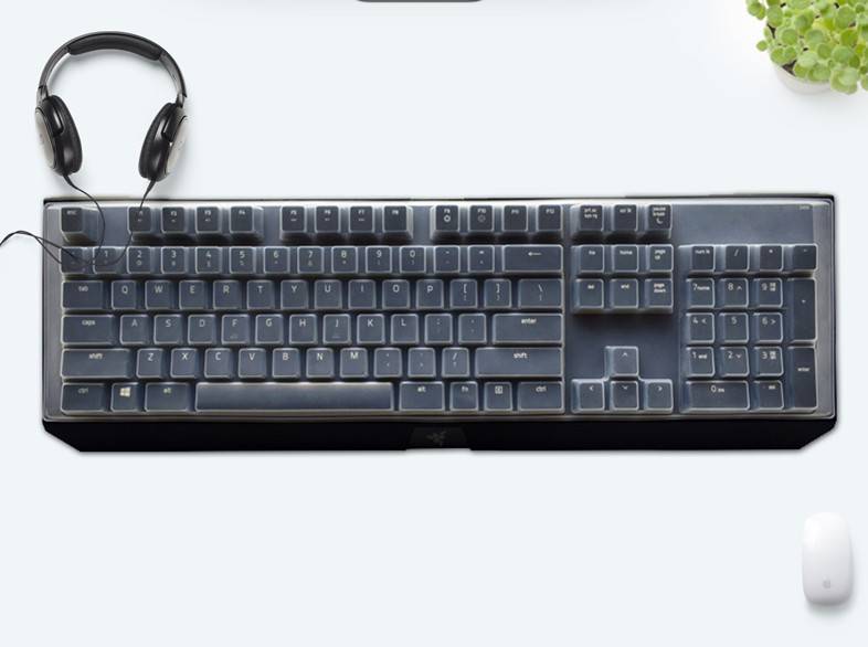 Clear transparent Silicone Keyboard Cover for Razer BlackWidow X Chroma ...