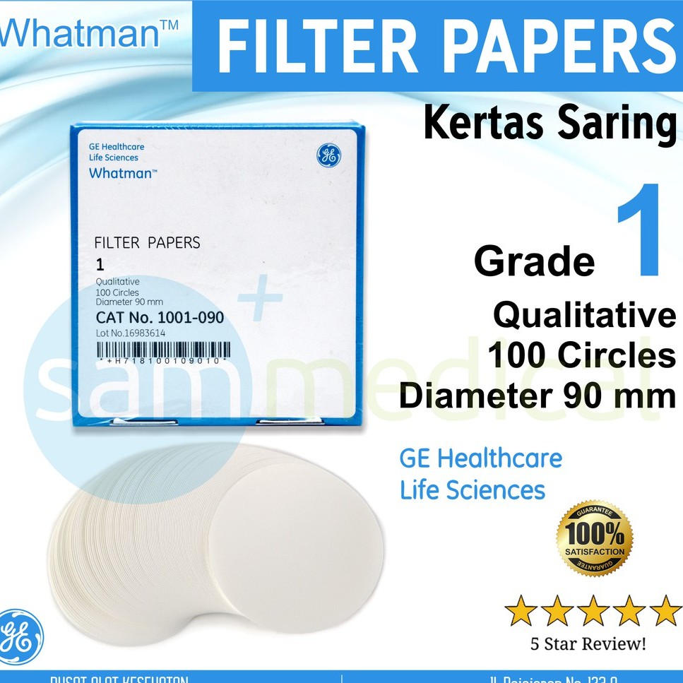 Whatman Filter Paper - Diameter 90mm @100 | Shopee Singapore