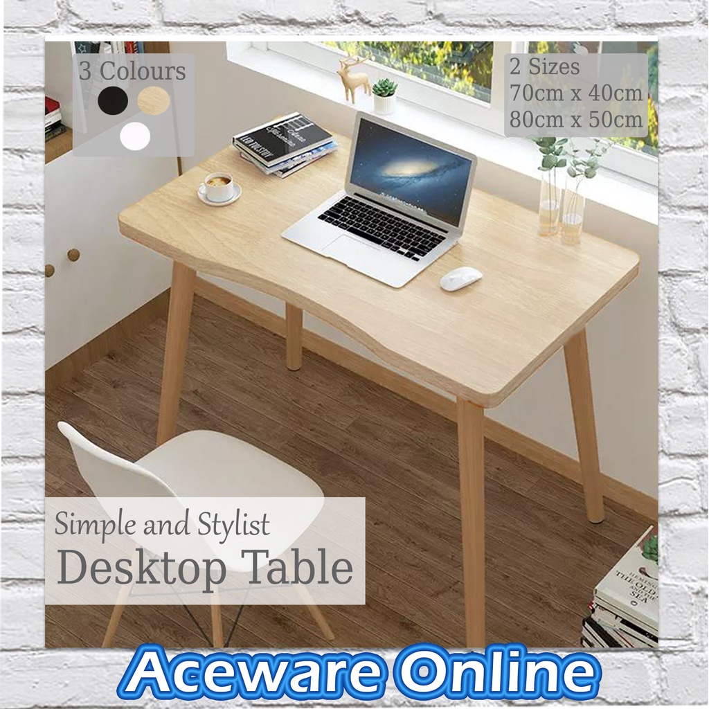 Modern Study Desk Computer Desktop Laptop Table for Working From Home ...