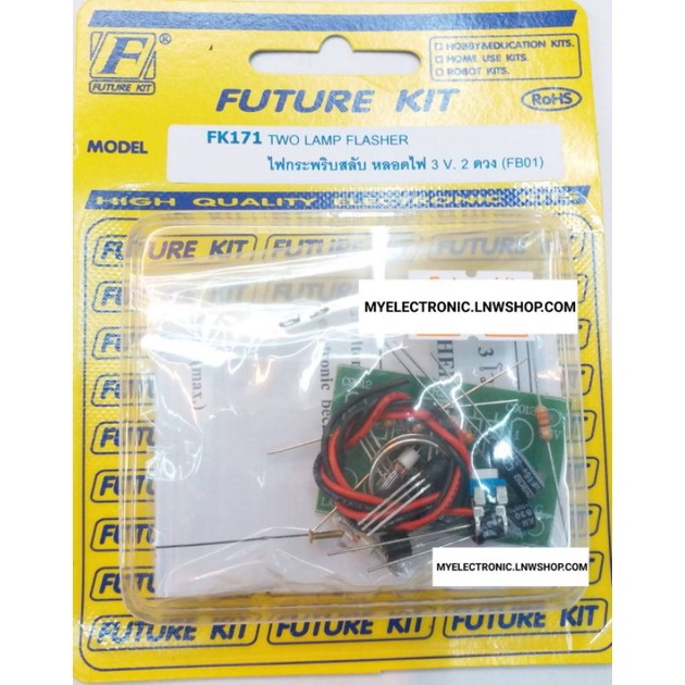 FUTURE KIT FK171 Circuit Flashing Light Switch 3 Volt 2 Bulbs Not ...