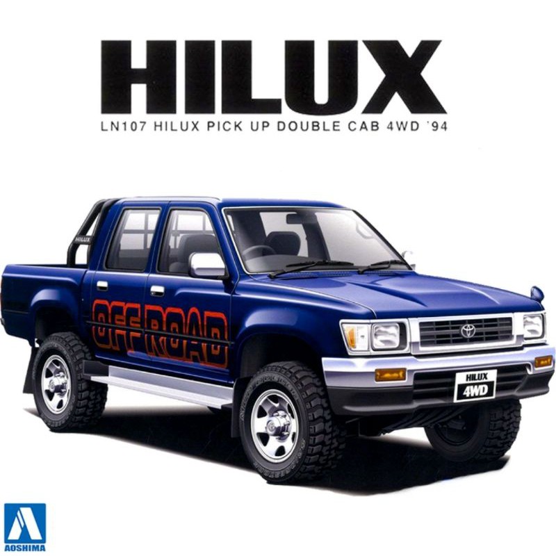 Aoshima toyota LN107 hilux 1/24 model kit | Shopee Singapore
