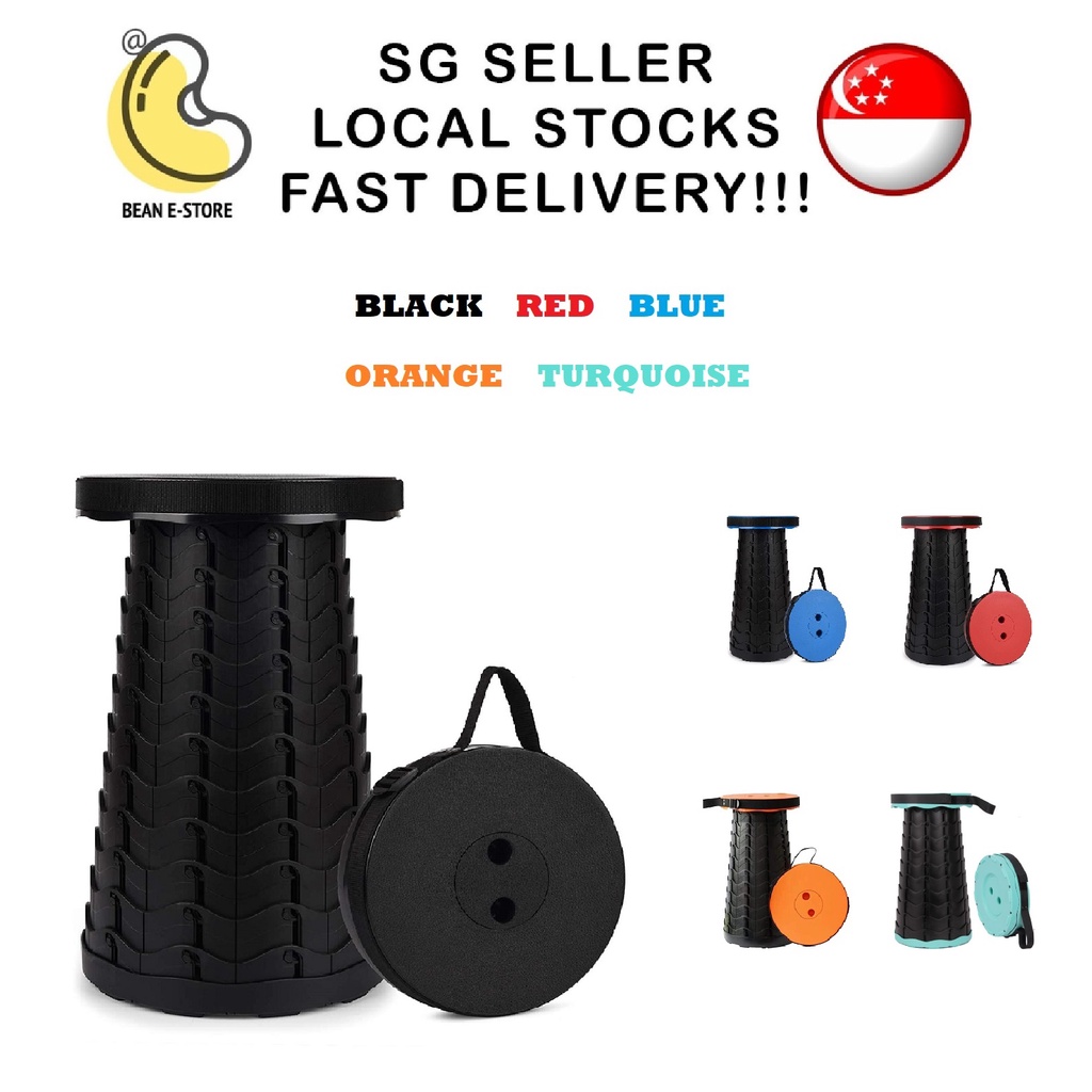 👍CHEAPEST!!!👍 Strong Portable Telescopic Stool Folding Foldable Camping ...