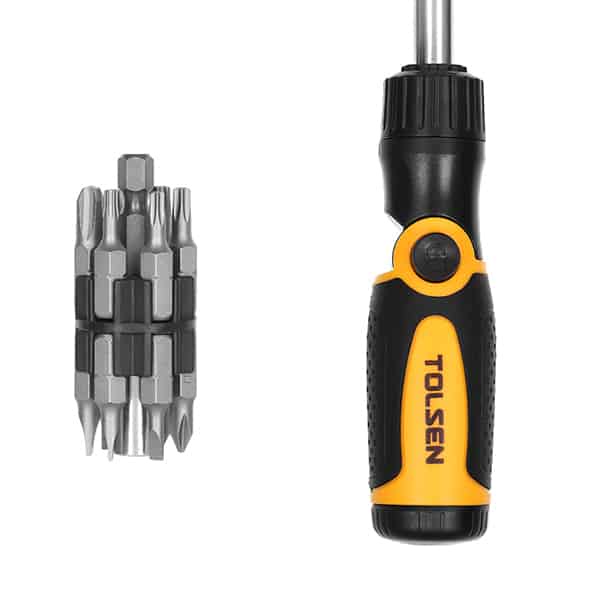 Tolsen 14 in 1 Ratchet Screwdriver 150mm Tolsen 20040 | Shopee Singapore