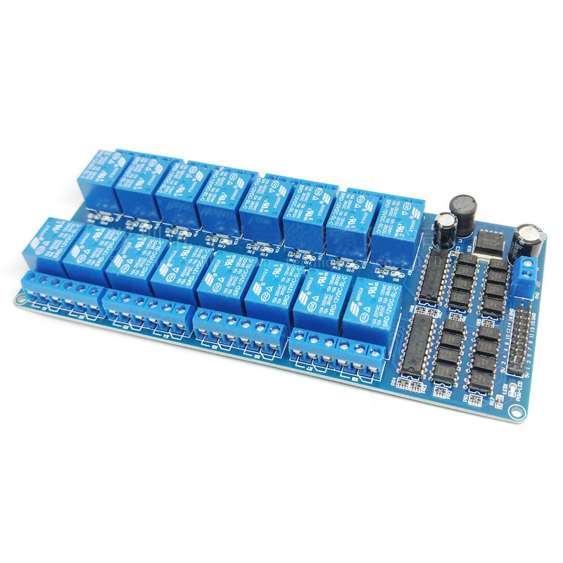 DC 5V 12V 16 channel relay module interface board with optocoupler ...