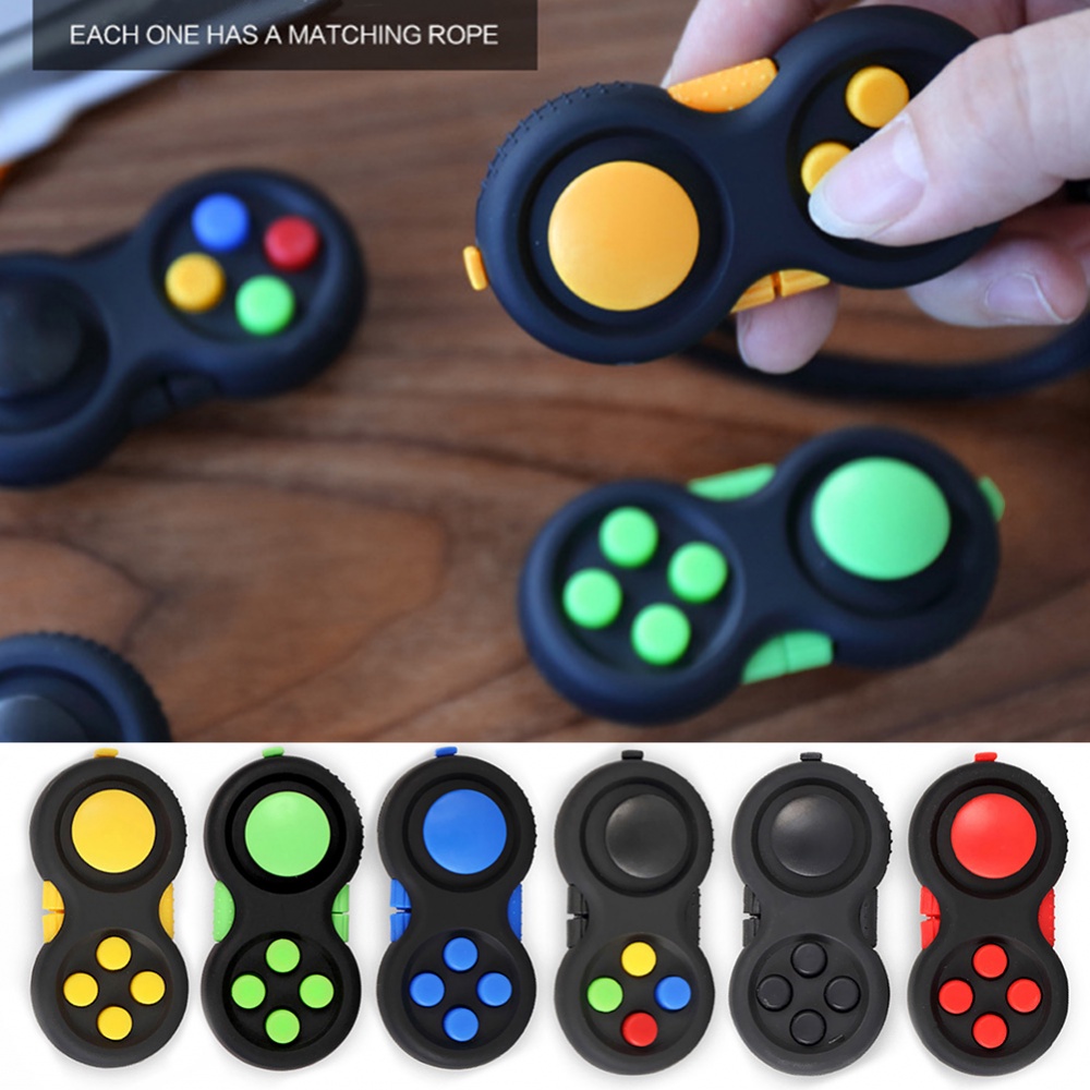 1PC Game Fidget Pad Stress Reliever Squeeze Fun Magic Desk Toy Handle ...