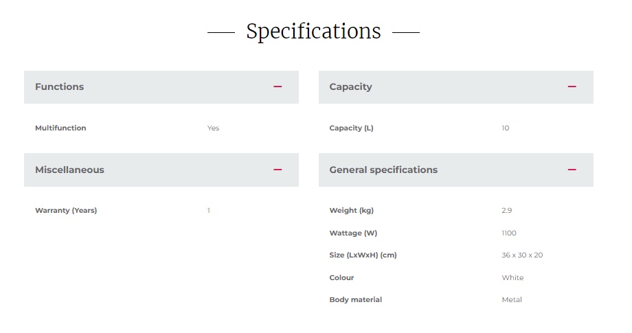 Kenwood Toaster Oven 10L (White) - MO280 | Shopee Singapore