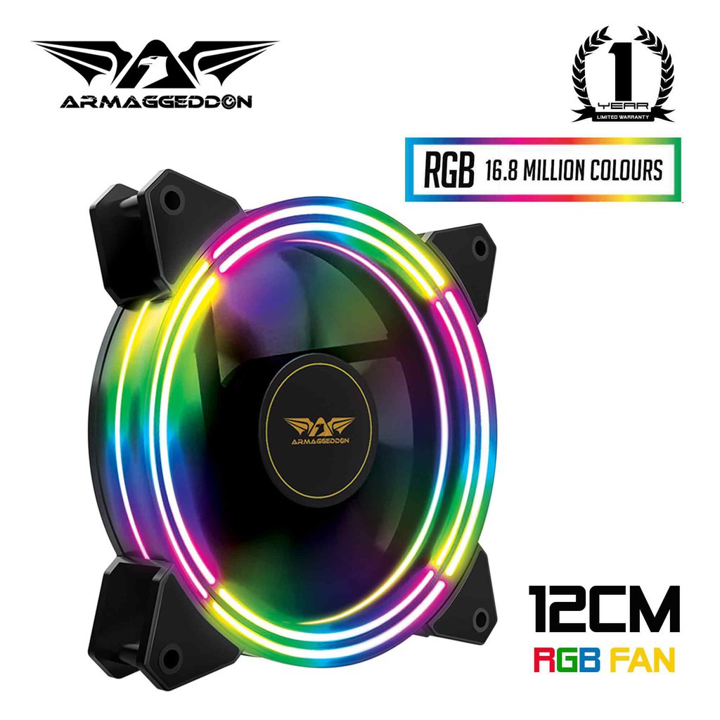 Armaggeddon Nimitz Ring III RGB Fan For Gaming PC Case (120mm) | Shopee ...