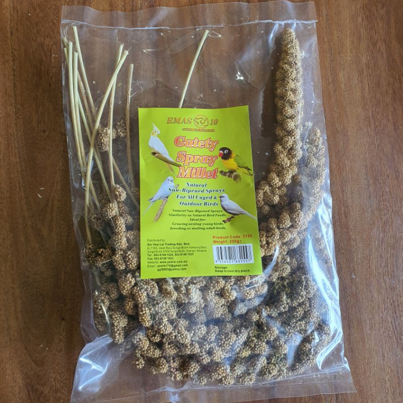 YELLOW Millet Spray 200g (Emas) | Shopee Singapore
