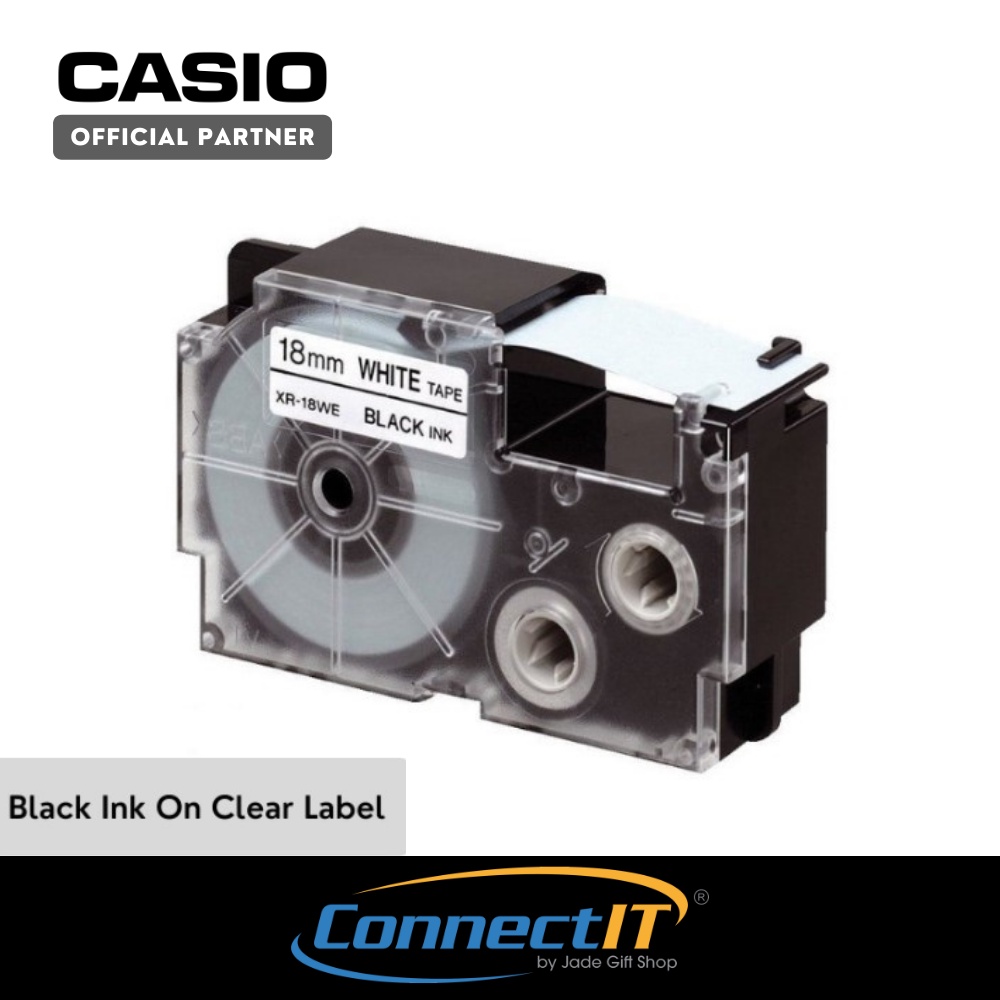 Casio XR-18BU Original Label Tape Cartridge - 18mm | Shopee Singapore
