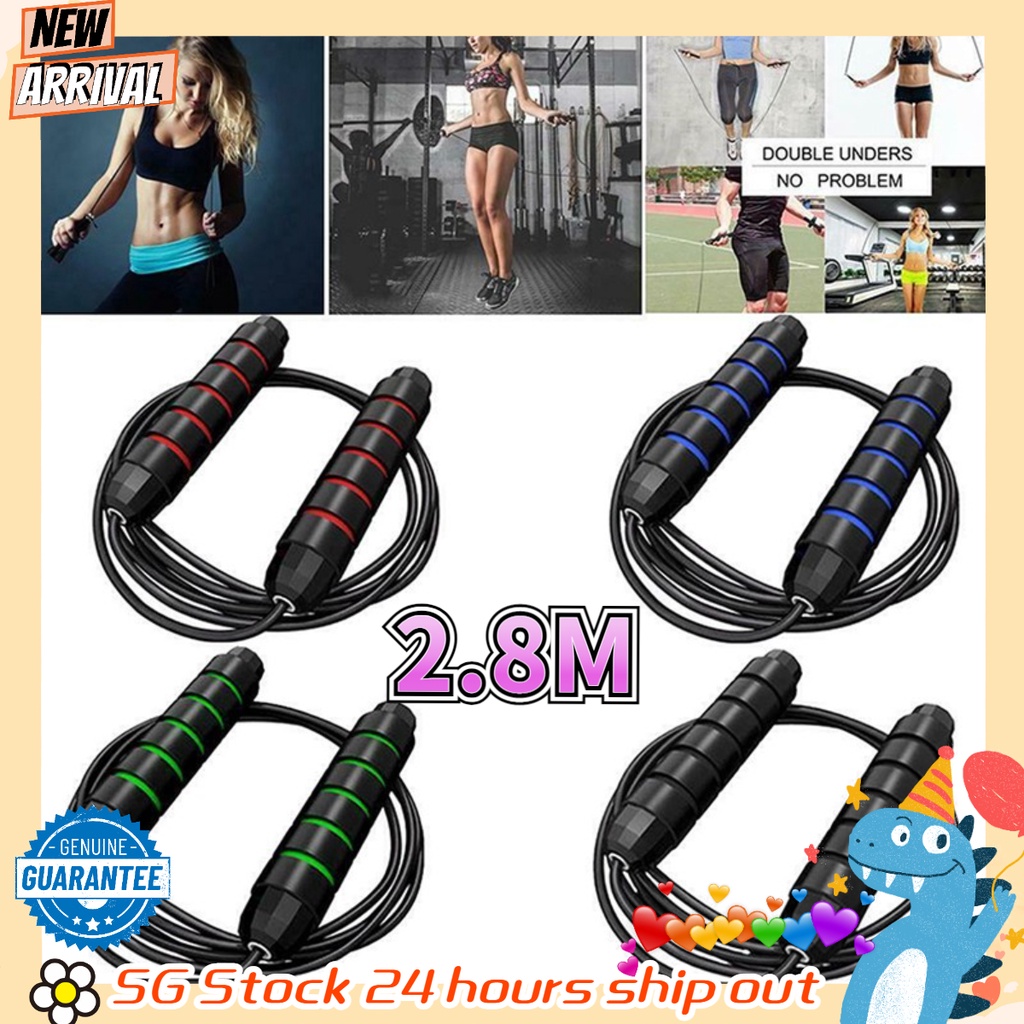 [SG Seller]Quality Weight-bearing Skipping Rope Jump Rope Adjustable ...