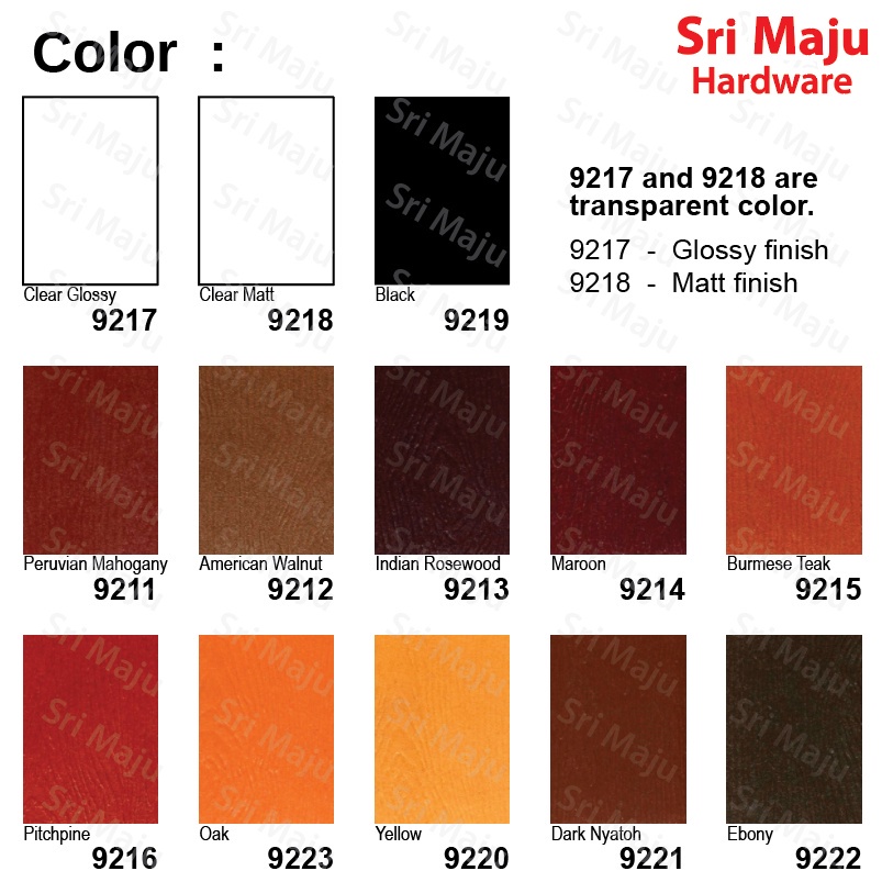MAJU 9210 Kimtone Quality Polyurethane Wood Furniture Stained Varnish ...