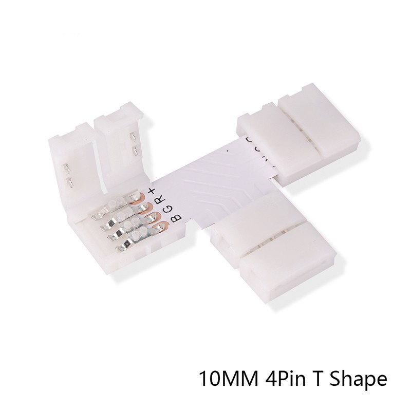 Quality10mm Connector 4 Pin T Shape PCB Solderless Connector Strip ...